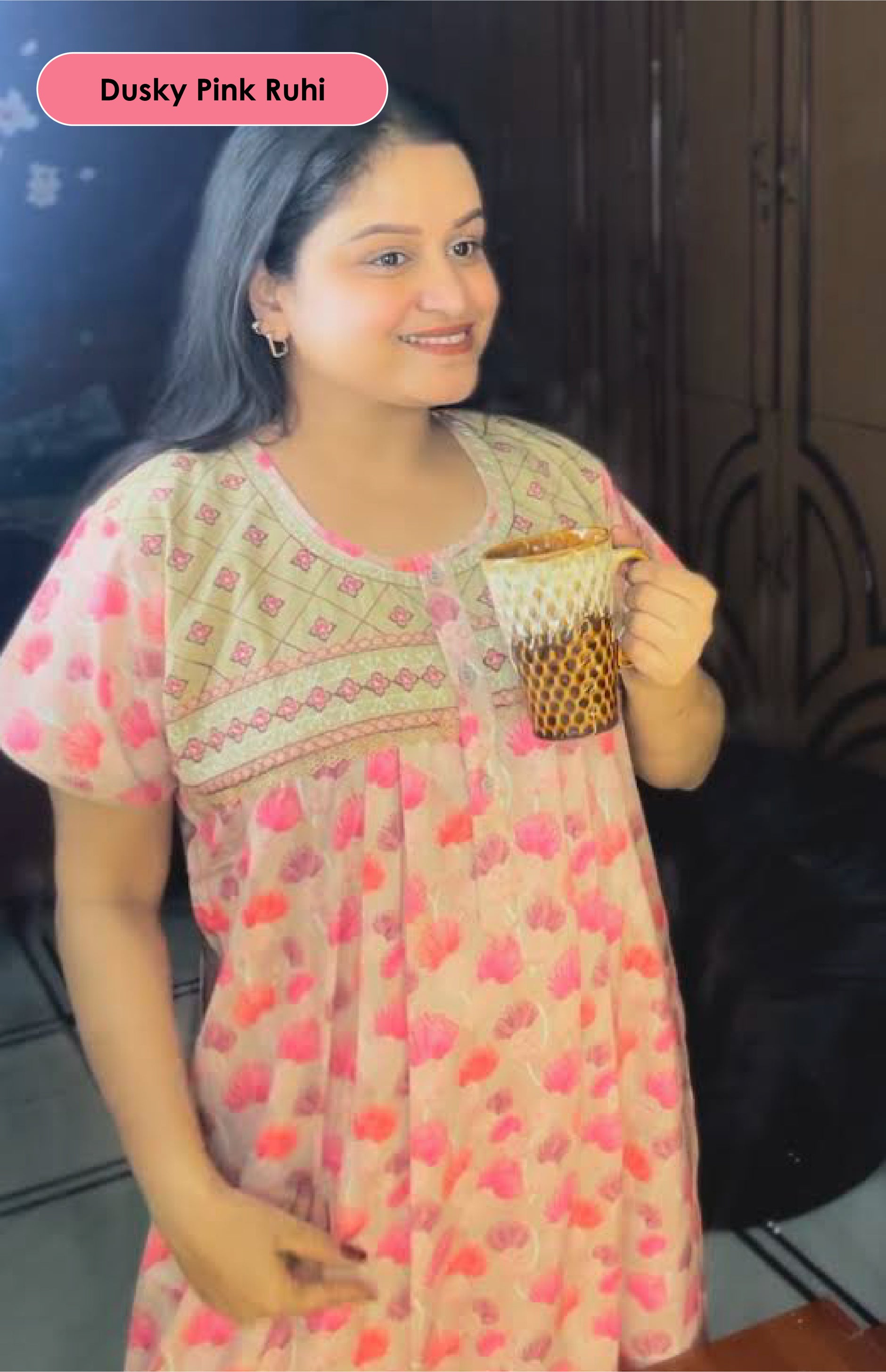 Soft Denim Ruby Nightgown – Rikasa India