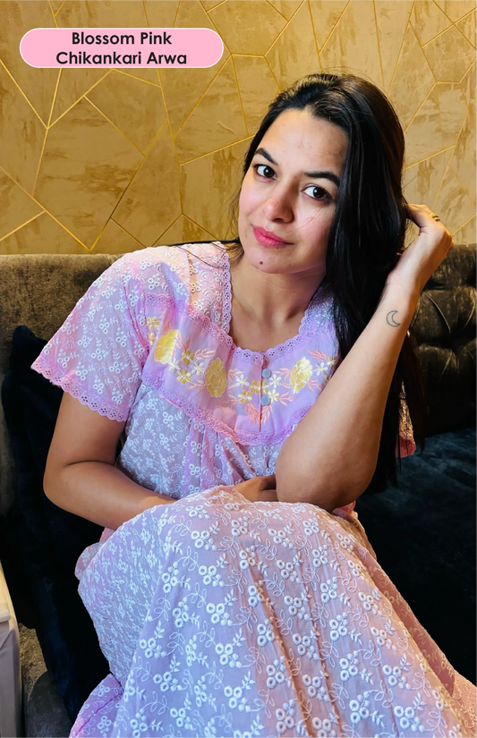 Soft Denim Ruby Nightgown – Rikasa India